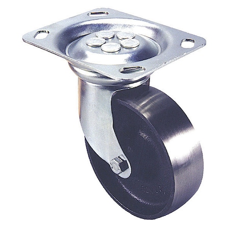 Revvo Swivel Caster With Cast Iron Wheel, 4" TS4 100 CI14 | Zoro