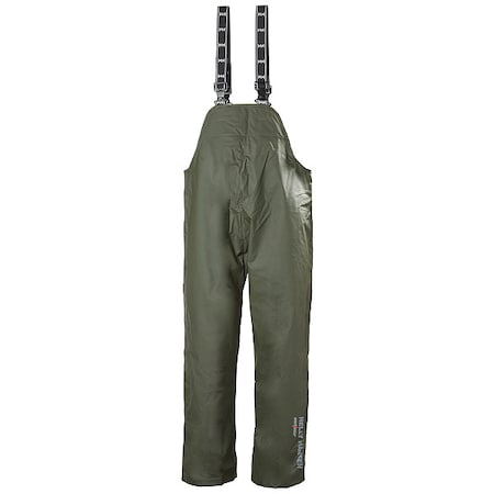 Helly Hansen Rain Bib Overall, Polyester, 30 1/2 in Inseam, 30 in Waist ...
