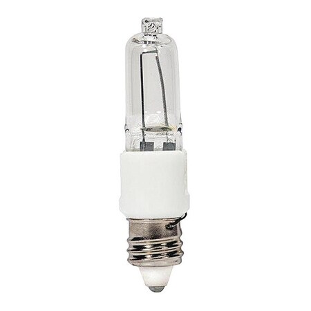 Excel 40W T3 Halogen Light Bulb - Mini Candelabra Base - Clear Finish ...