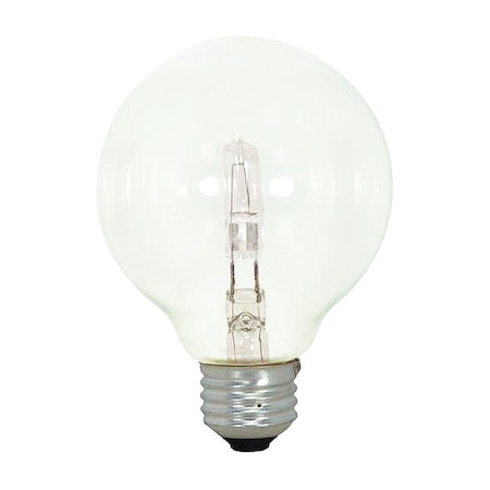 Excel Bulb, Halogen, 43W, G25, Medium Base, Decorative S2437 | Zoro