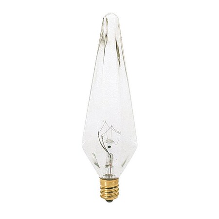 Satco Bulb, Incandescent, 40W, HX10.5, Candelabra Base, Decorative ...