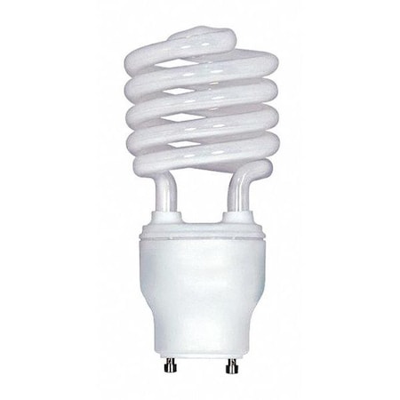 Satco Bulb, CFL, 23W, T2, GU24 Base, Spirals CFL S8210 | Zoro