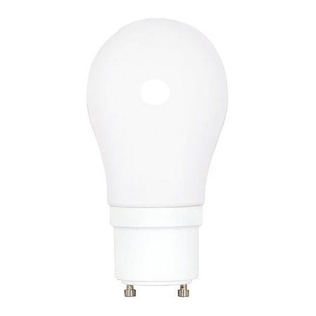 Satco 15W A19 LED Light Bulb - Bi Pin GU24 Base - White Finish S8225 | Zoro