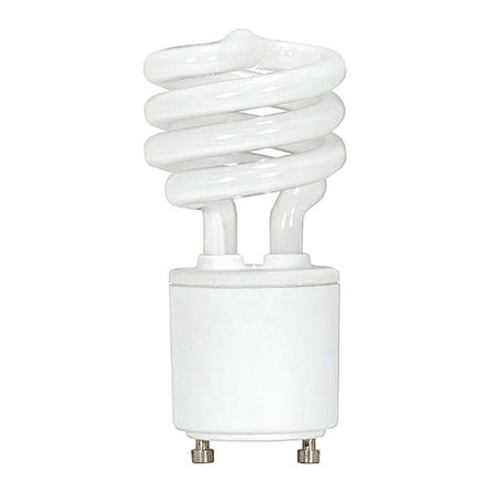 Satco 11W T2 LED Light Bulb - Bi Pin GU24 Base - White Finish S8202 | Zoro