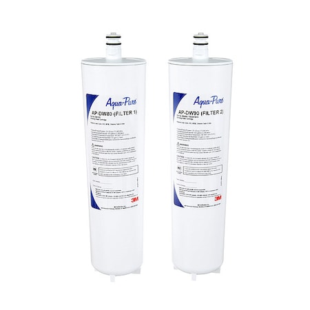 3M Aqua-Pure Quick Connect Filter, 8.3 gpm, 0.5 Micron, 3.188" O.D., 11 ...