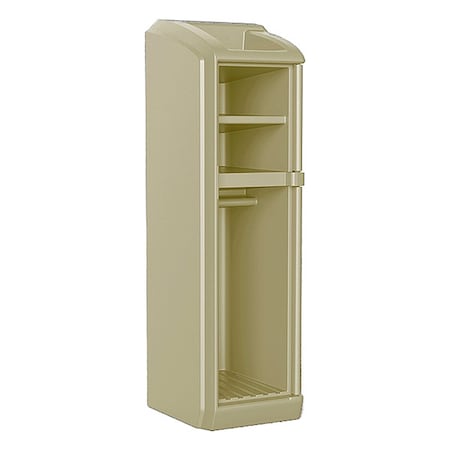 Cortech Locker, 26 in W, 26 in D, 78 1/2 in H, Stone Gray 7200SG | Zoro