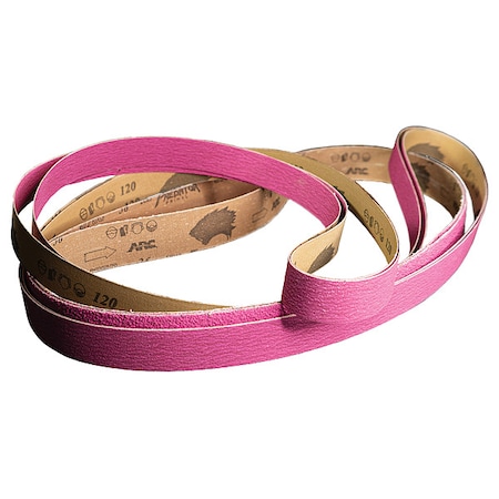 Arc Abrasives Sanding Belt, Coated, Ceramic, 120 Grit, 120, Predator ...