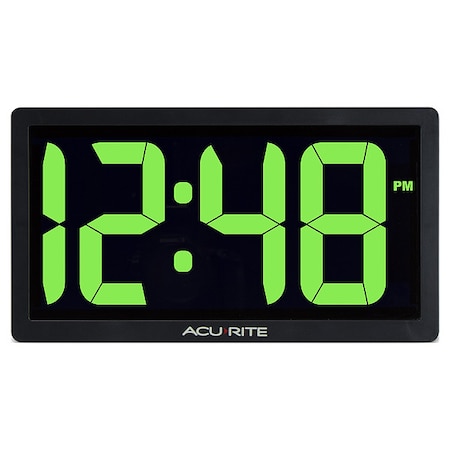 Zoro Select LED Digital Clock W/ Auto Dimming Brightness, 10" 75112M | Zoro