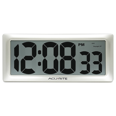Zoro Select Intelli-Time Digital Clock, 13.5" 75173M | Zoro