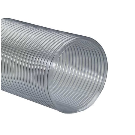 Flexaust Co Ducting Hose, 25 ft L, Clear 8061080025 | Zoro