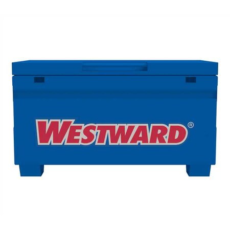 Westward WESTWARD Jobsite Box Cabinet, Blue, 16 cu ft, 48" W x 24" D x ...