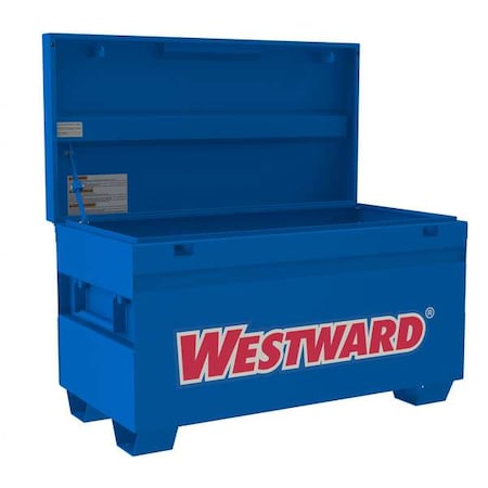 Westward WESTWARD Jobsite Box Cabinet, Blue, 16 cu ft, 48" W x 24" D x ...