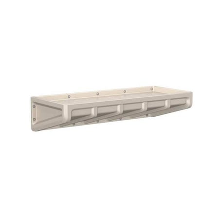 Cortech Institutional Bed, 81 in L, Stone Gray 7701SG | Zoro
