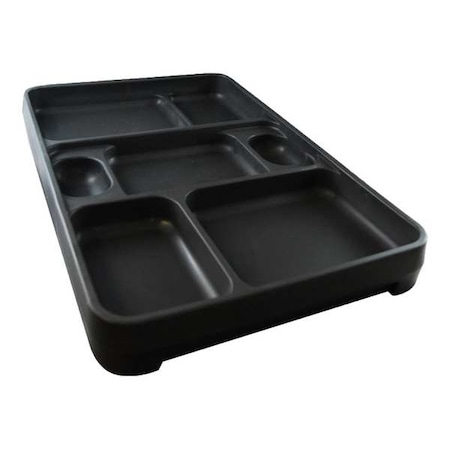 Rock Rock Tray, 14 1/4 in L, Dark Gray, PK10 2000DG | Zoro