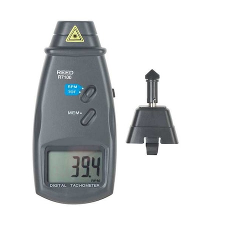 Reed Instruments Combination Contact / Laser Photo Tachometer with NIST ...