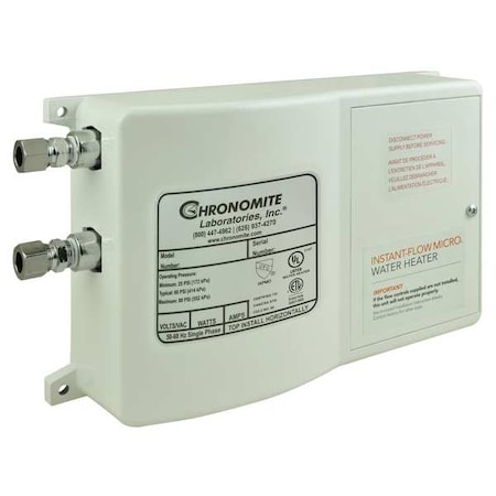 Chronomite Electric Tankless Water Heater M40L/277HTR 120F-I | Zoro