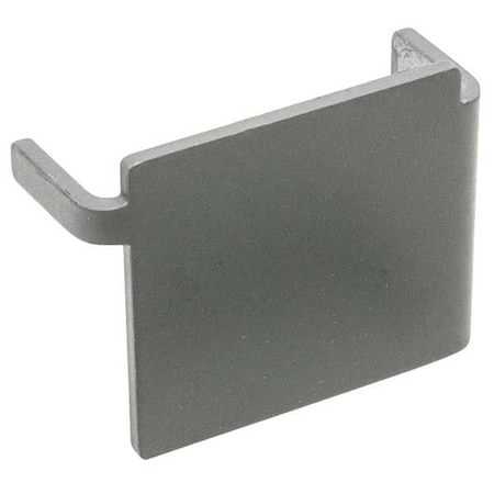 National Guard End Cap, Steel, Gray, 1 5/16 in L, PK10 9945NEC | Zoro