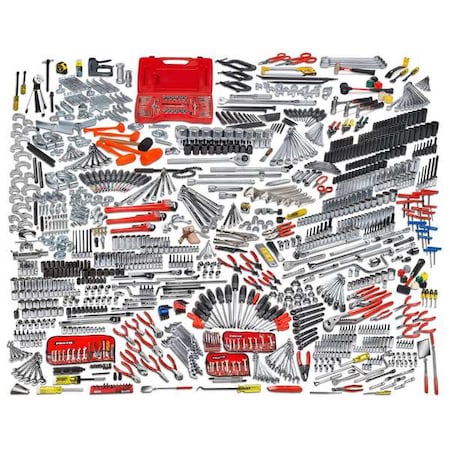 Proto Master Tool Set, 1,258 PCS, Easy Grip JCS-1258MASBX2B | Zoro