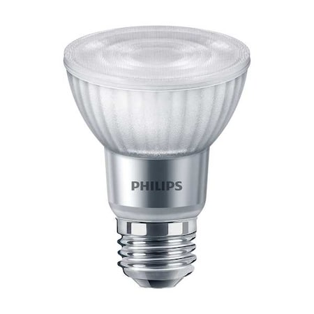 Signify 5.5 W, Compact LED Bulb, White, PAR20, 2700K Temp. Clear ...