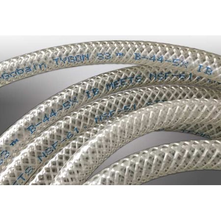 Tygon PVC Tubing, Tygon, 1/2 in I.D., 3/4 in O.D. AMH00038 | Zoro