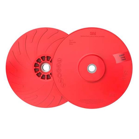 3M Fiber Disc Backup Pad, 7 in Dia, PK10 88657 | Zoro