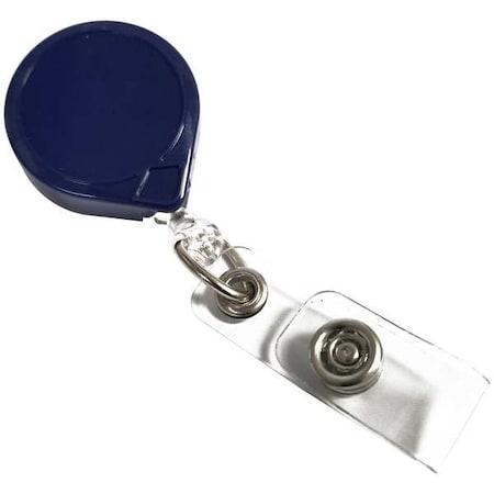 Key-Bak ID Card Retractor, Belt Clip, Blue, 0055-018 | Zoro