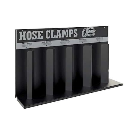 Durham Mfg Hose Clamp Rack 5 Loop, Blk 904-08-S702 | Zoro
