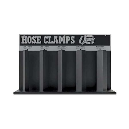 Durham Mfg Hose Clamp Rack 5 Loop, Blk 904-08-S702 | Zoro