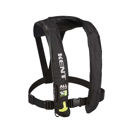 Kent Safety Life Jacket, Universal, 35lb, CO2, Black 132802-700-004-19 ...