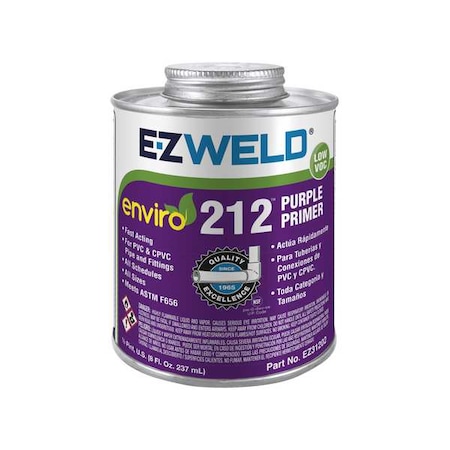 Ez Weld Primer, Can, 8 oz, Purple EZ31202N | Zoro
