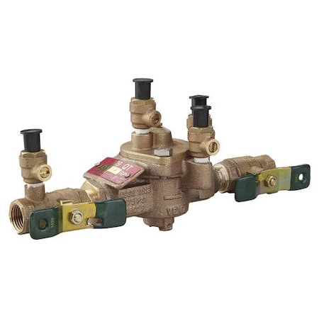 Watts Backflow Preventer, Size 1/2", 175 psi 1/2 009-QT | Zoro