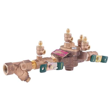 Watts Backflow Preventer, Size 1/2", 175 psi 1/2 LF009-QT-S | Zoro