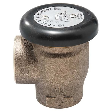 Watts Backflow Preventer, Size 1 1/2", 125 psi 1 1/2 LF288AM2 | Zoro