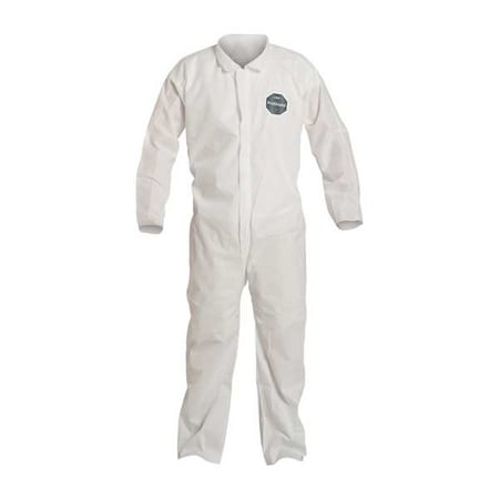 Proshield 10 Coverall, 25 PK, White, ProShield(R) 10, Zipper ...