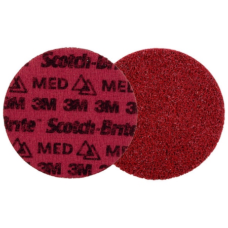 Scotch-Brite Hook/Loop Surf Cond Disc, 5 in Dia, PK50 PN-DH | Zoro