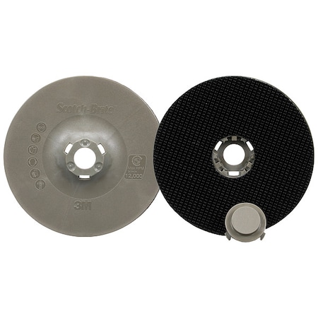 Scotch-Brite Hook/Loop Disc Backup Pad, 5 in Dia, PK10 89871 | Zoro