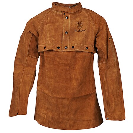 Tillman Welding Cape Sleeve w/Bib, Brown, M 382114M | Zoro