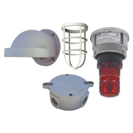 Killark Flashing, Xenon, Red, 60 to 80 Flashes NVSZMFG01RBG | Zoro