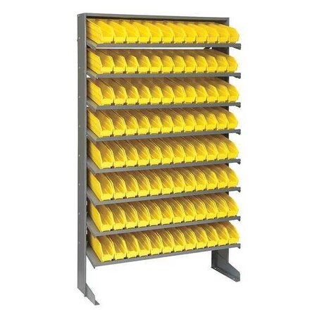 Quantum Storage Systems Steel Pick Rack, 12 in D x 60 in H x 36 in W, 8 ...