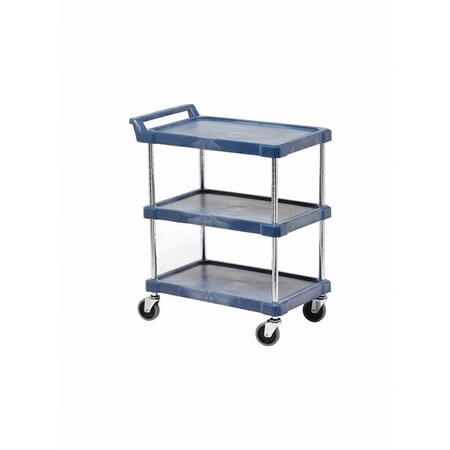 Metro Utility Cart, 3 Shelves, 400 lb. BC2030-34BU | Zoro