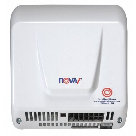 World Dryer Epoxy Enamel, 110-120 / 208 / 220-240 VAC, Hand Dryer ...