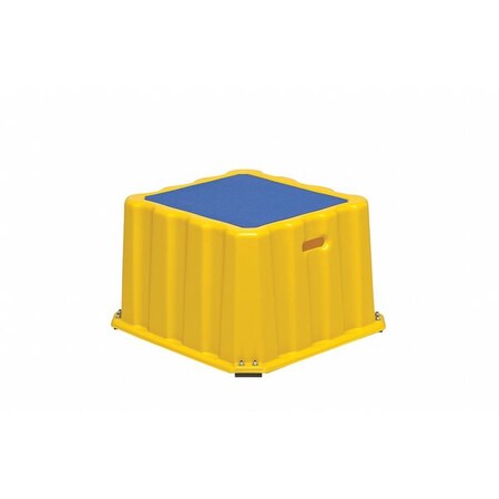 Premier Plastics Step Stand, Yellow, 15" H 5115 | Zoro