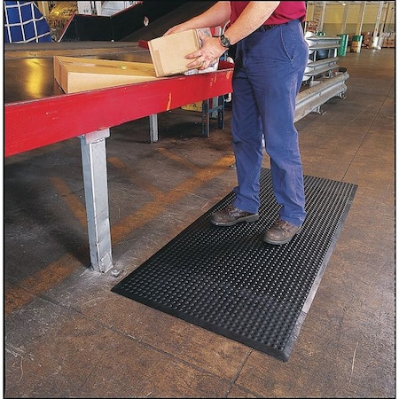 Crown Matting Technologies Black Static Dissipative Mat 1/2" Thick YF ...