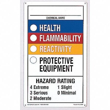 Accuform Chemical Sign, Chemical Name, 10x7 in, Adhesive Vinyl ZFD841VS ...
