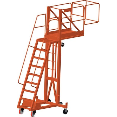 Ballymore 9 Steps, 13' 8" H Steel Tank Top Lift, 300 lb. Load Capacity ...