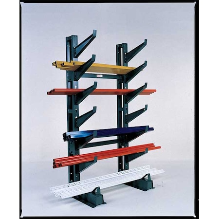 Jarke Cantilever Rack, Double Side, Inclined, 84H CR-3 | Zoro