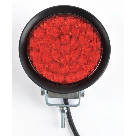 Federal Signal Warning Light, Pedestal LED Flashing, Red 607127-04 | Zoro