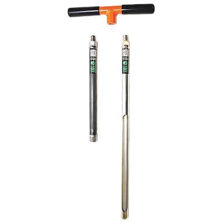 Ams Soil Probe, 33 In, Chrome Plated 401.90 | Zoro