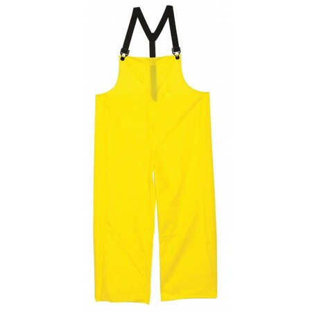 Zoro Select FR Rain Bib Overall, Yellow, L 961 Y LRG REG | Zoro
