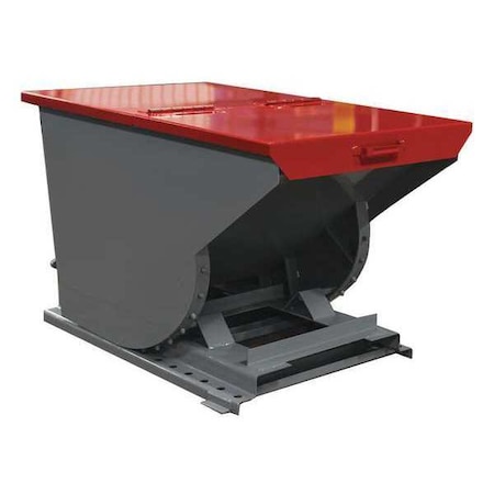 Zoro Select Self Dumping Hopper Lid, Fits 1 cu. yd. 10033 | Zoro